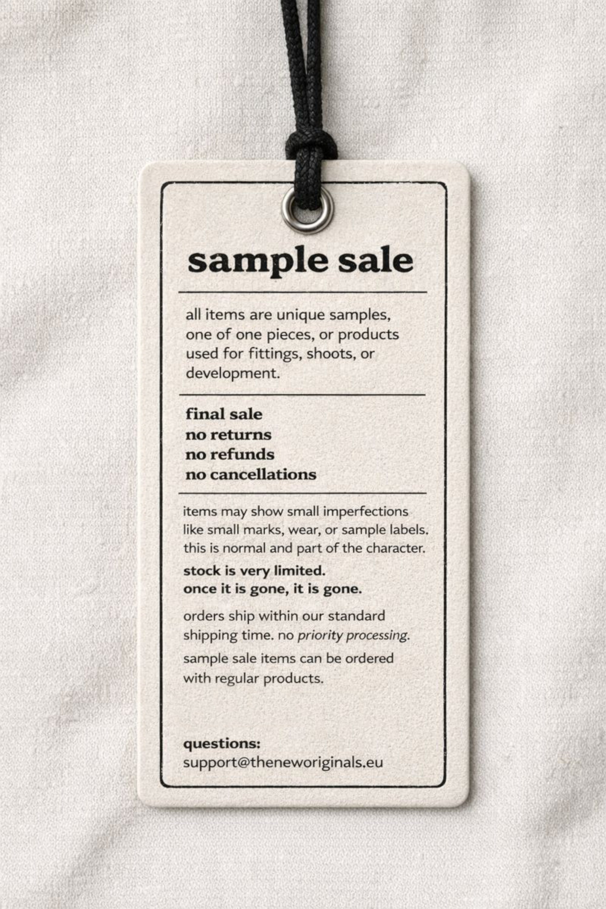 Sample Mystery Box - 3 items for – the new originals